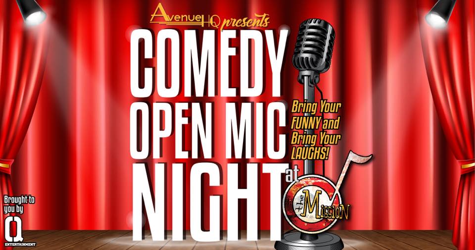 Comedy Open Mic Night Hosted By Q Entertainment Patrick Mahon The